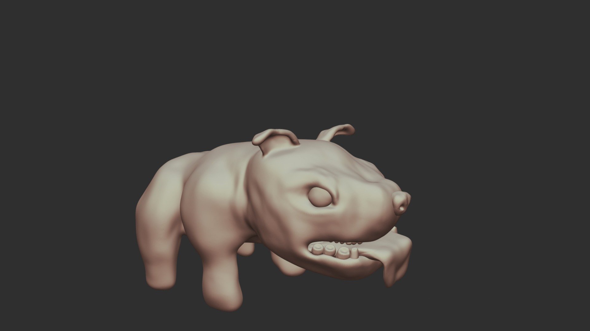 Monster Dog - 3D model by Brandon.Wong [94201b4] - Sketchfab