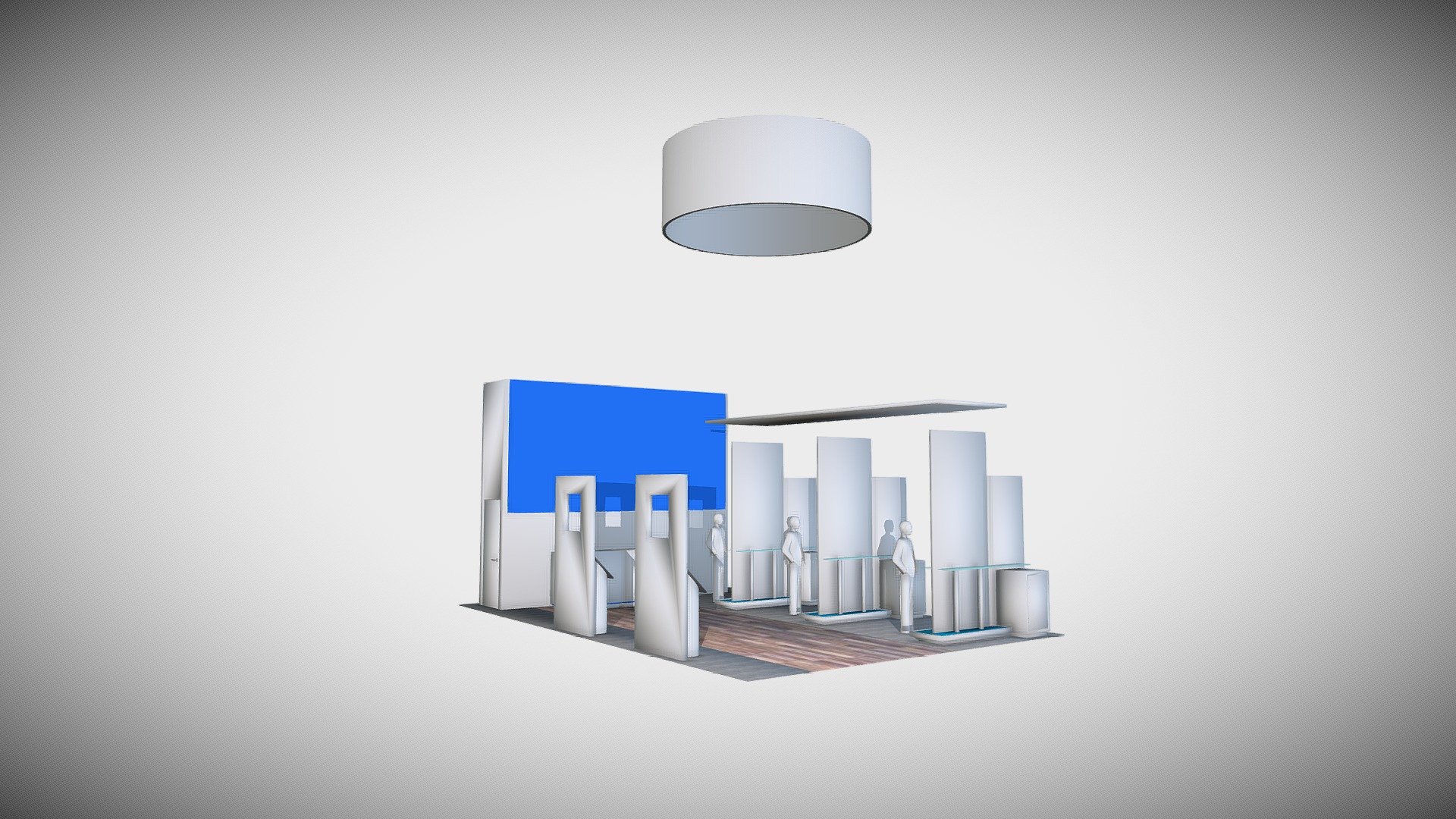 DX Now 20x30White Model Concept - 3D model by HatchX (@HatchExhibits ...