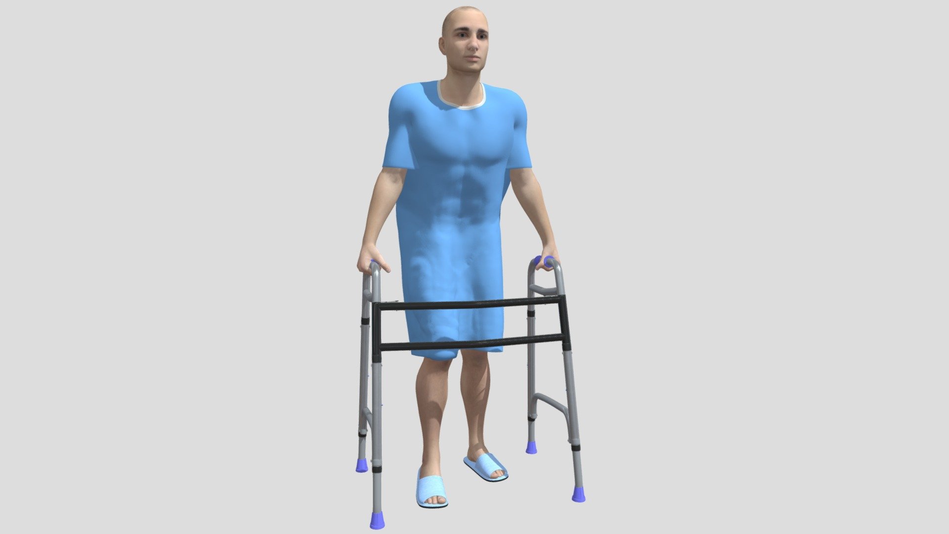 Patient with Walker - Buy Royalty Free 3D model by trish.j2109 [942079f ...