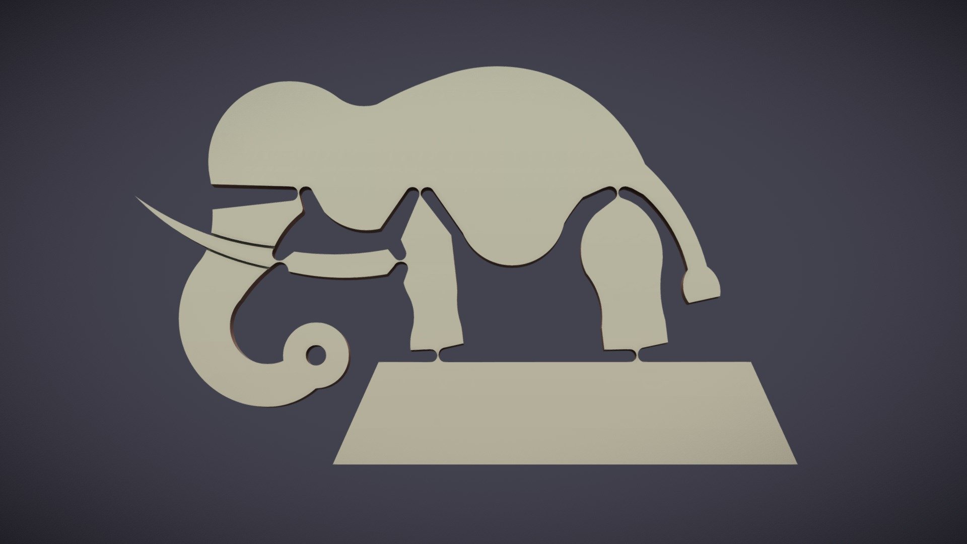 Elephant compliant mechanism - Download Free 3D model by C. Yamahata ...