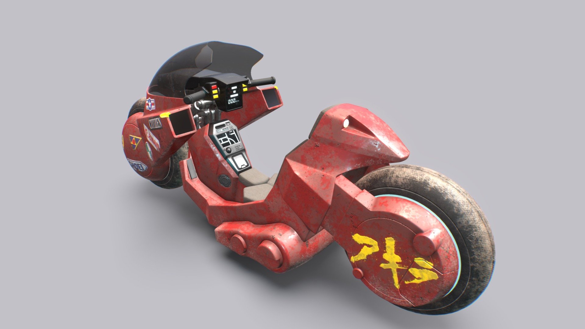 akira's bike - Buy Royalty Free 3D model by Nelson García ...
