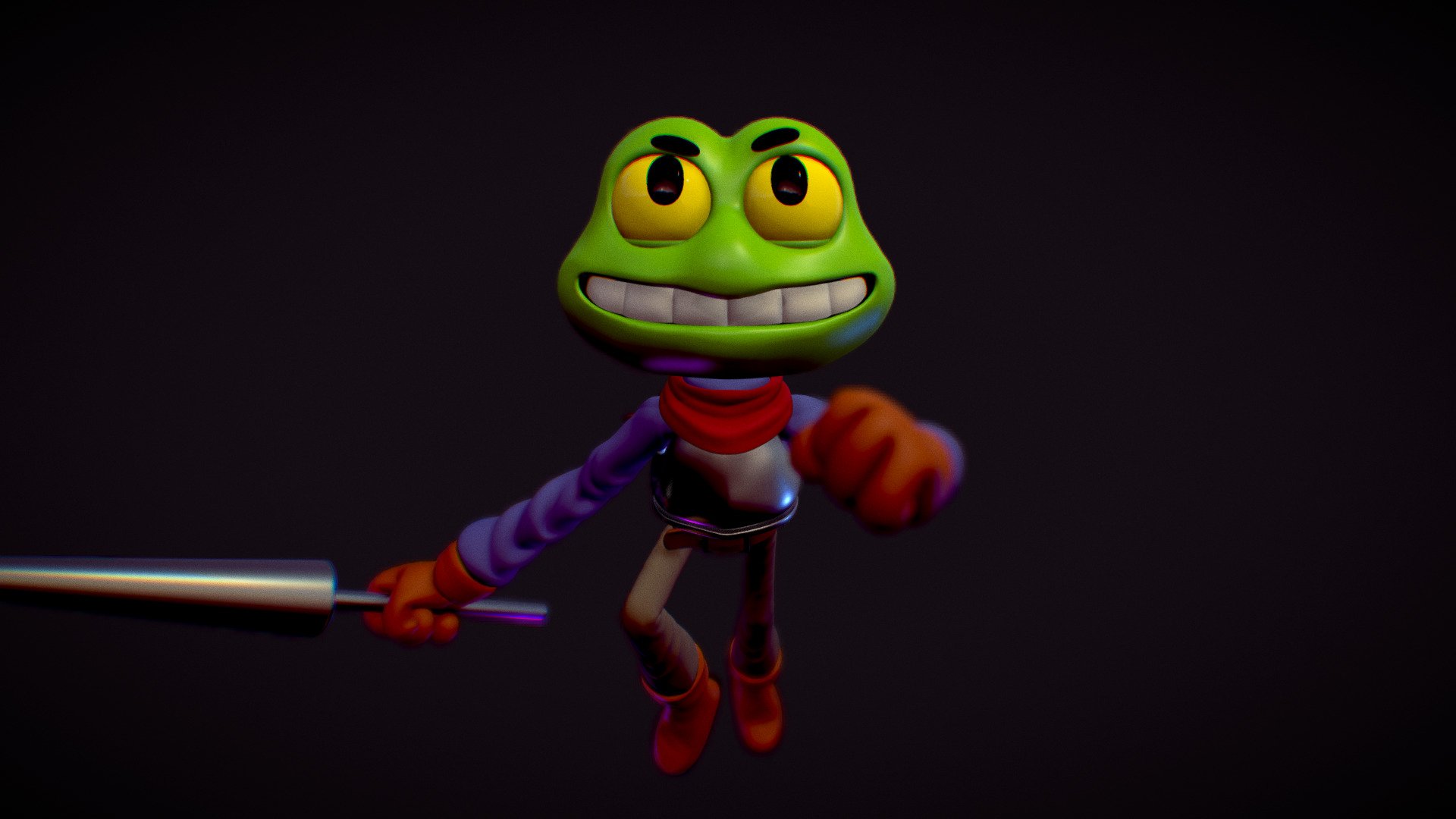 Sir LanceFrog - 3D model by IgorSan [94231d7] - Sketchfab