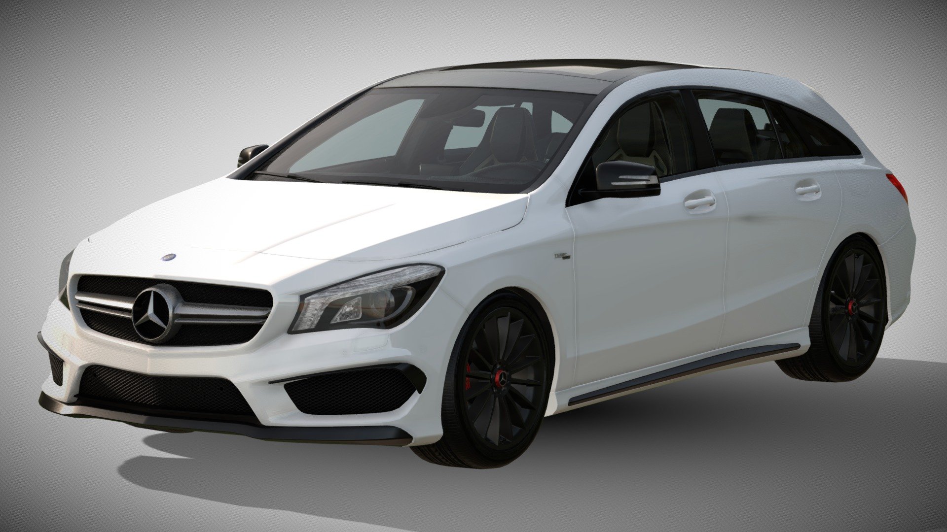 2016 Mercedes-Benz CLA45 AMG Shooting Brake - Download Free 3D model by ...
