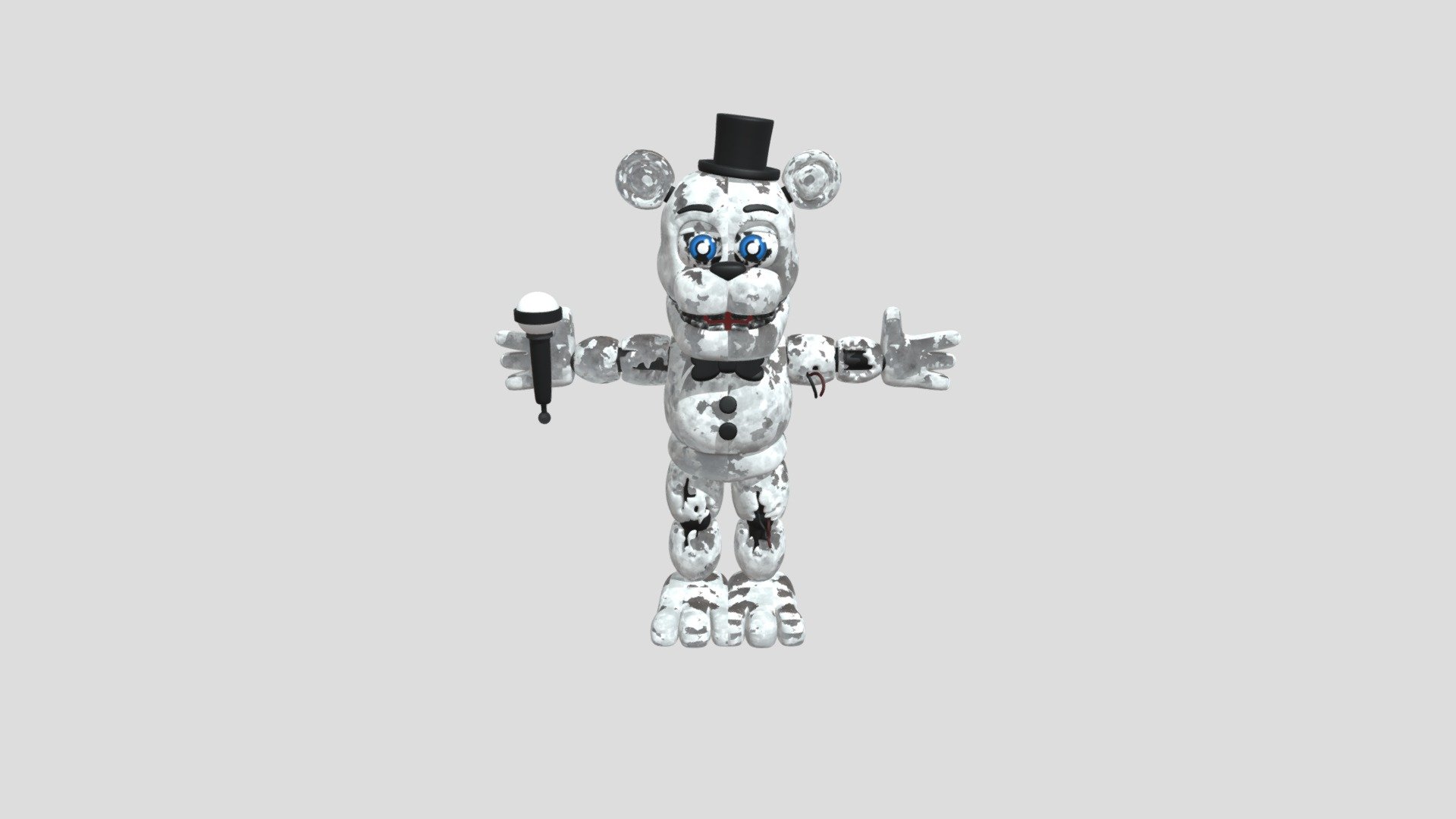 Wiithered Freddy - 3D model by nc4675091 [94249f2] - Sketchfab