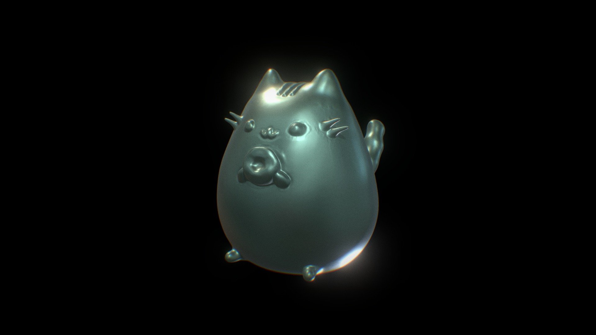 Pusheen - Sculpting Study - 3D model by gabbspitargue [94256fb] - Sketchfab