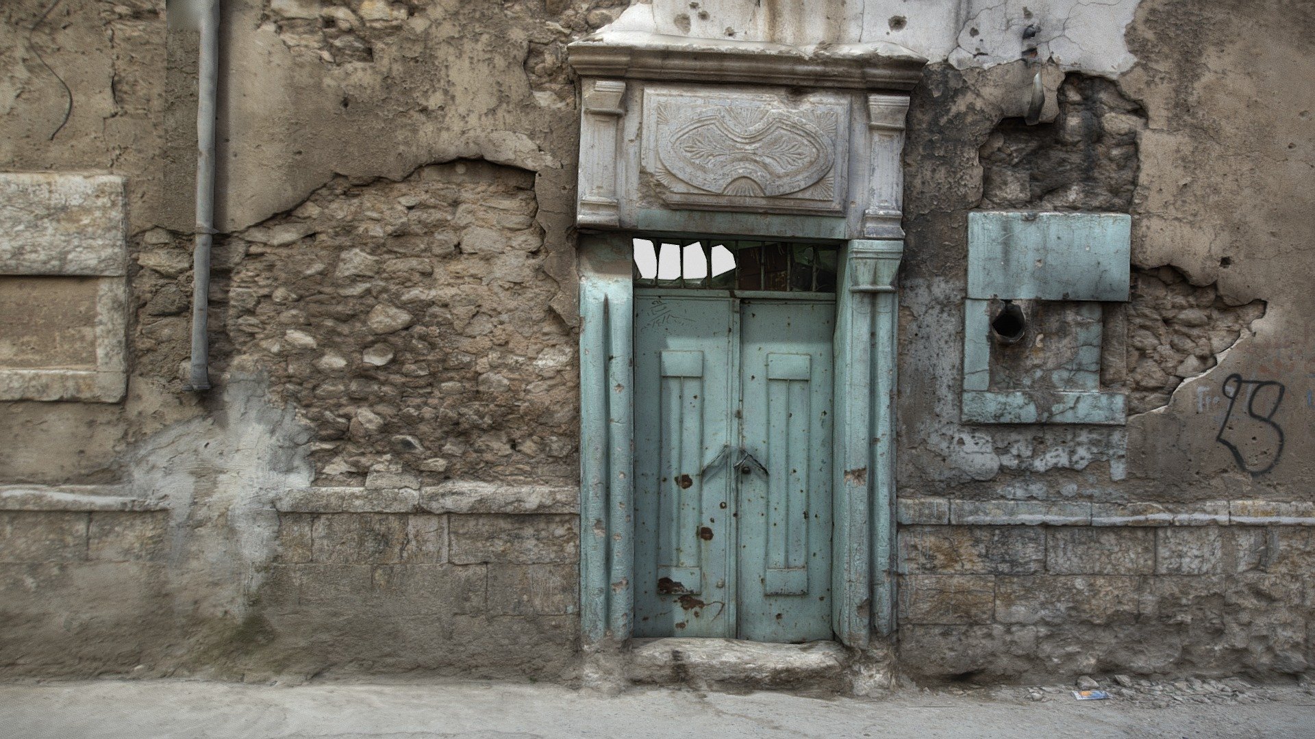 Elevation for Mosul historic house-02 - 3D model by Moyasser [942655f ...