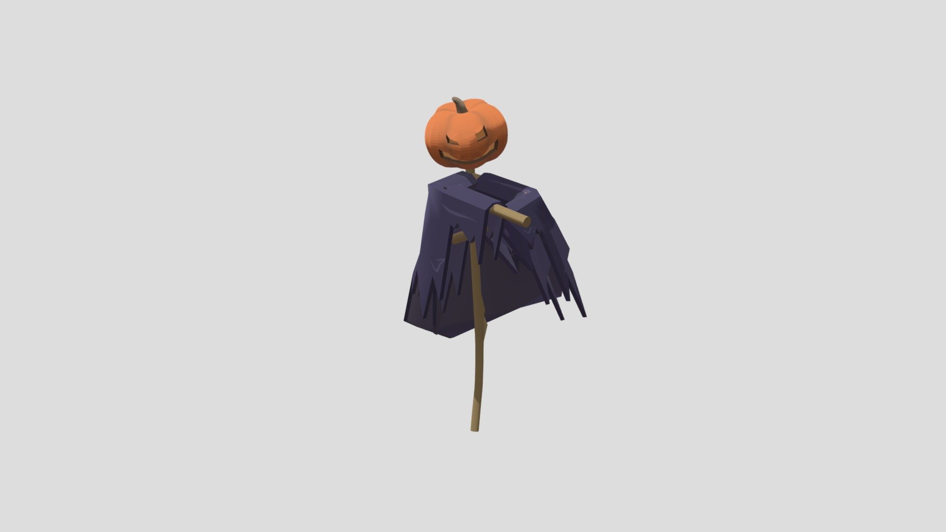 Pumpkin Scarecrow - Download Free 3D model by jakerc10 [9427bd1 ...