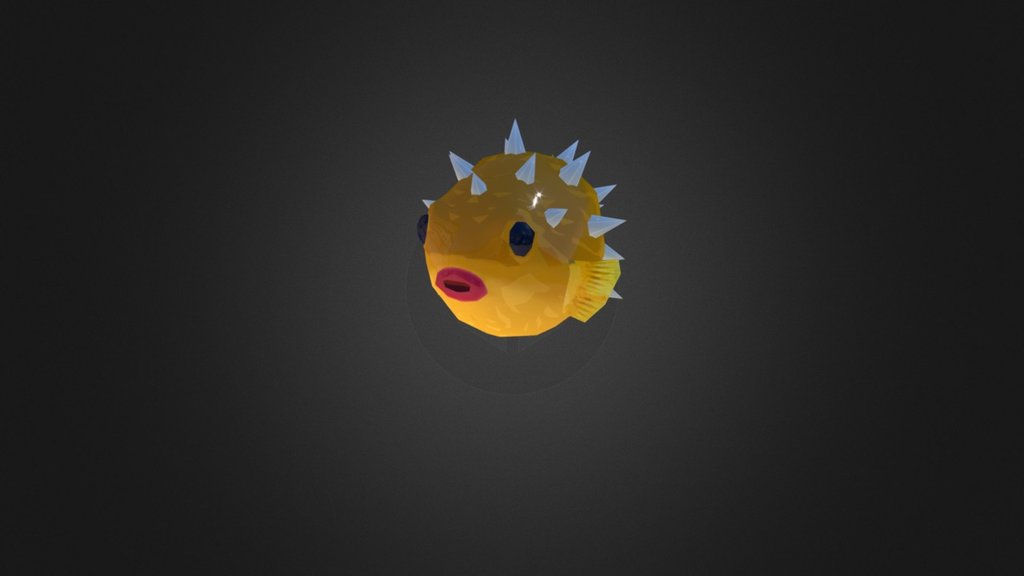 Lowpoly Puffish - 3D model by sta3d [942a157] - Sketchfab