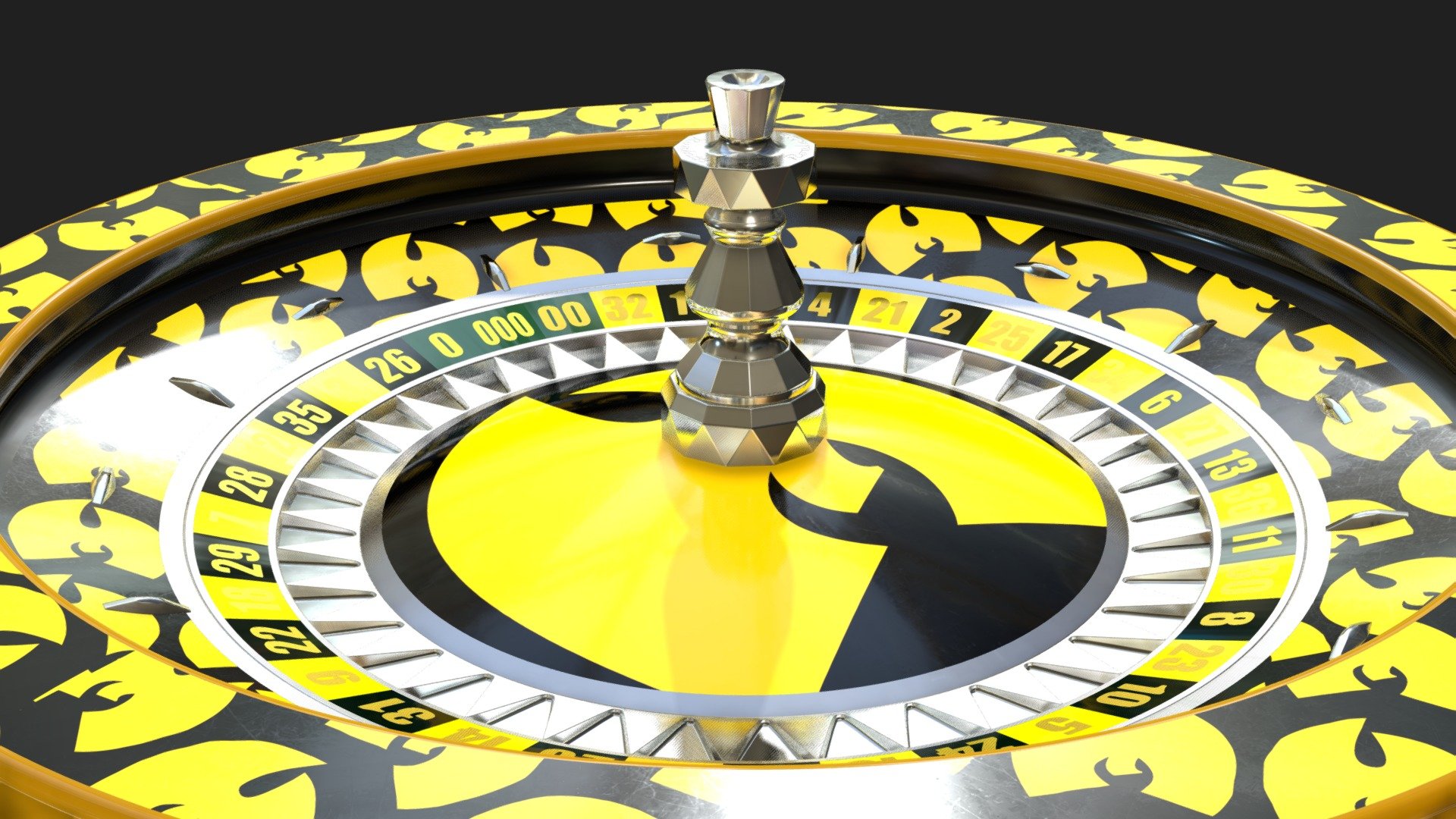 Wu-tang Roulette Tripple Zero HP - Buy Royalty Free 3D model by Geug ...