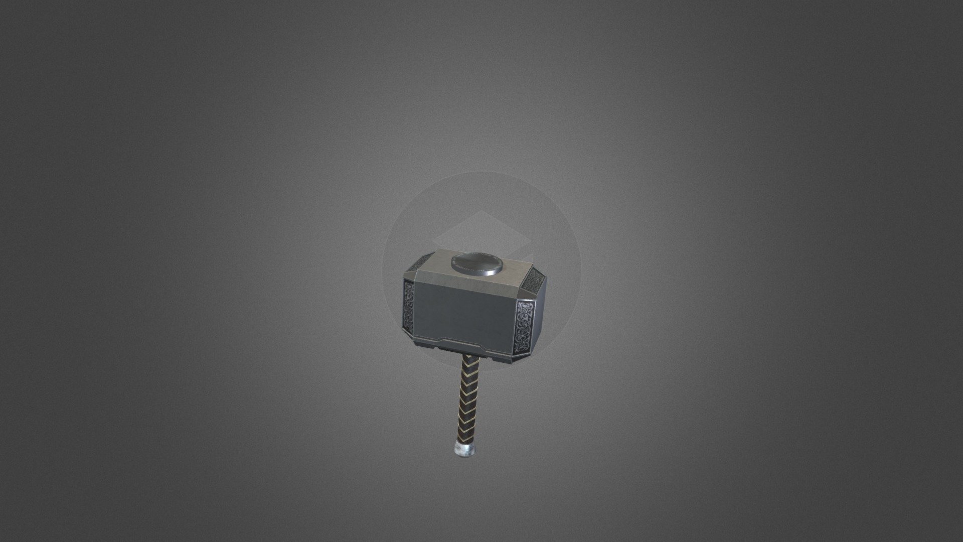 Mjolnir - Thor's Hammer - Download Free 3D model by Om Mahavar ...