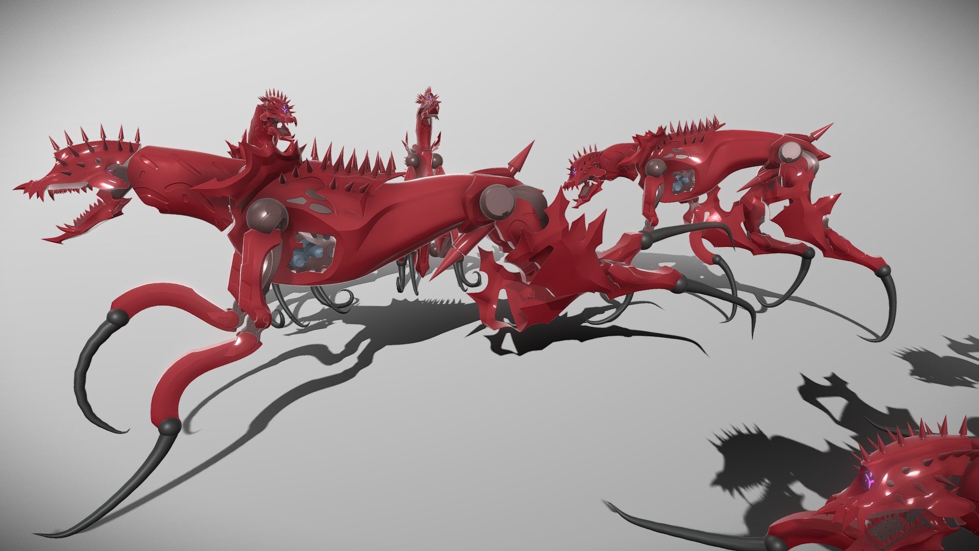 Demonic Hounds - 3D model by YoshinatuYamada [942e3ce] - Sketchfab