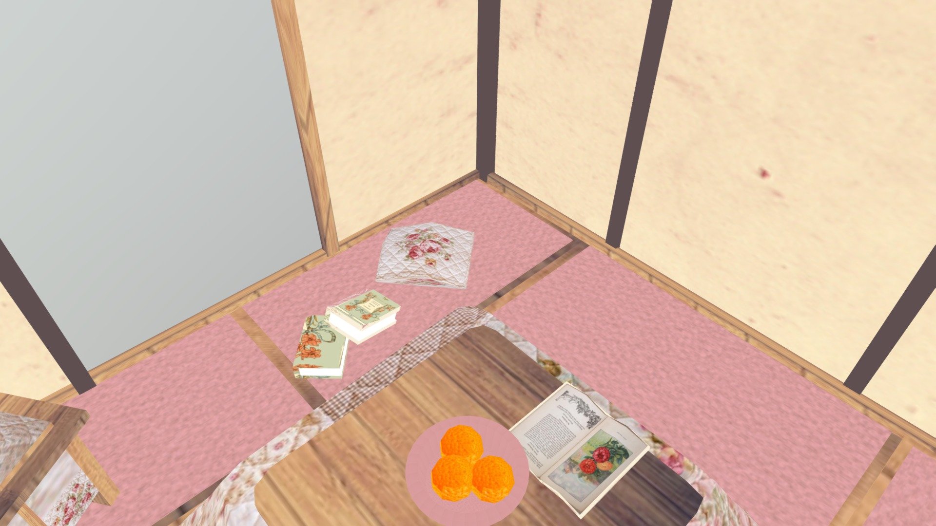 Room with kotatsu - 3D model by bai-jiu [942e8c0] - Sketchfab