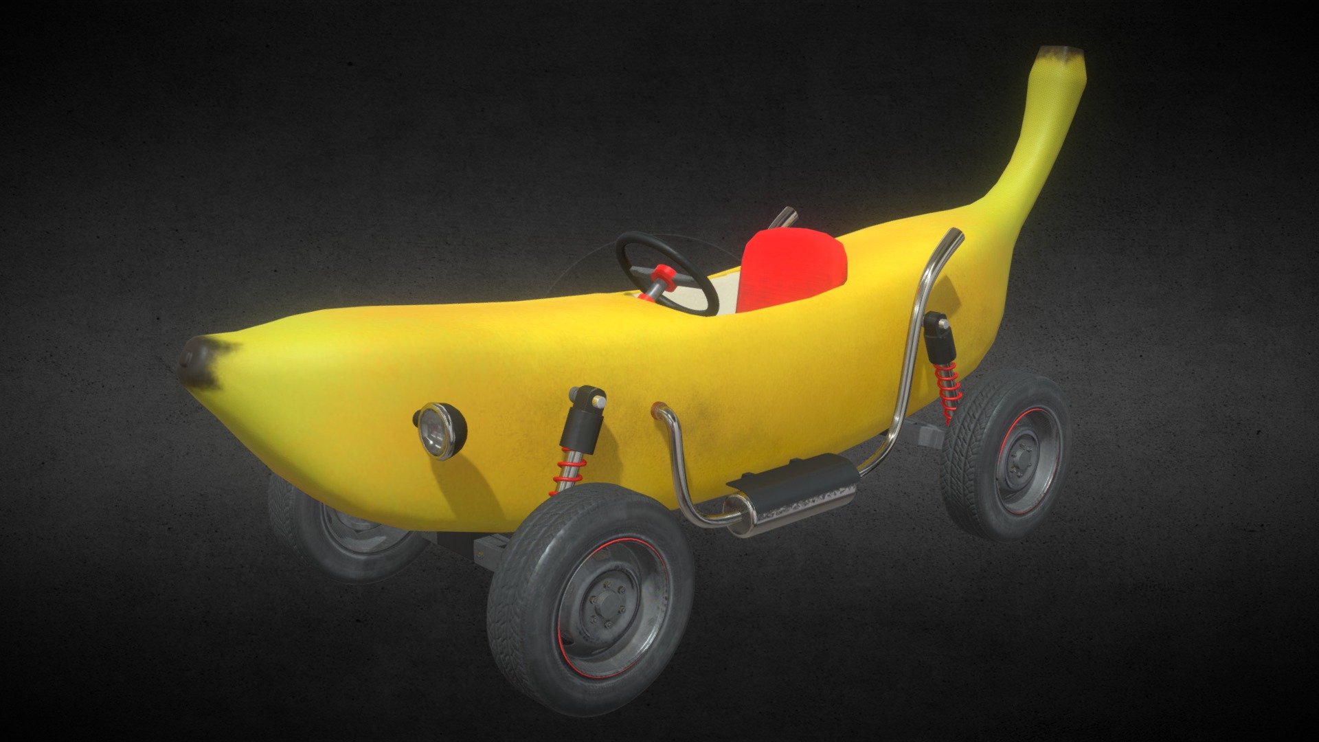 Banana car concept model - Buy Royalty Free 3D model by Shibu Saha ...