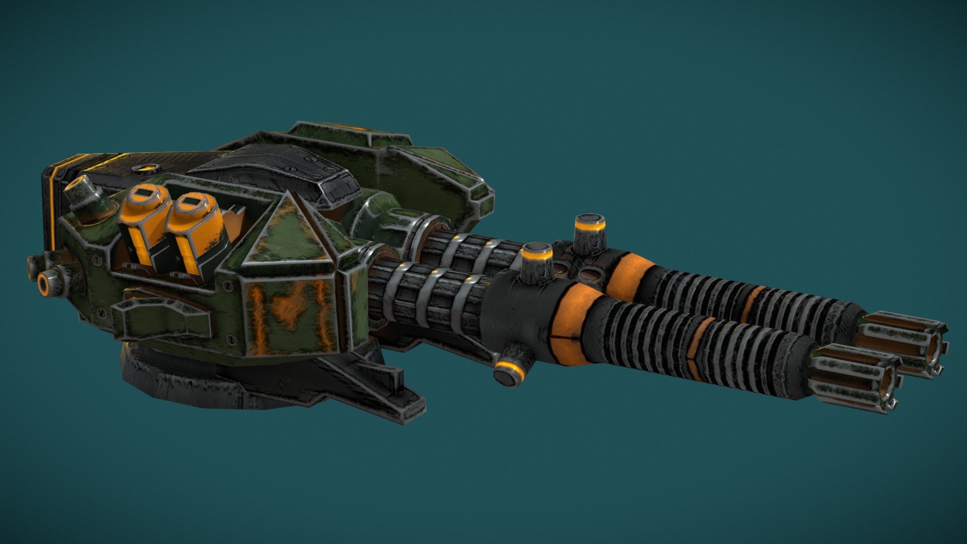 Weapon for the VR project 2 - 3D model by Valerii Kharitonov (@KJLOYH ...