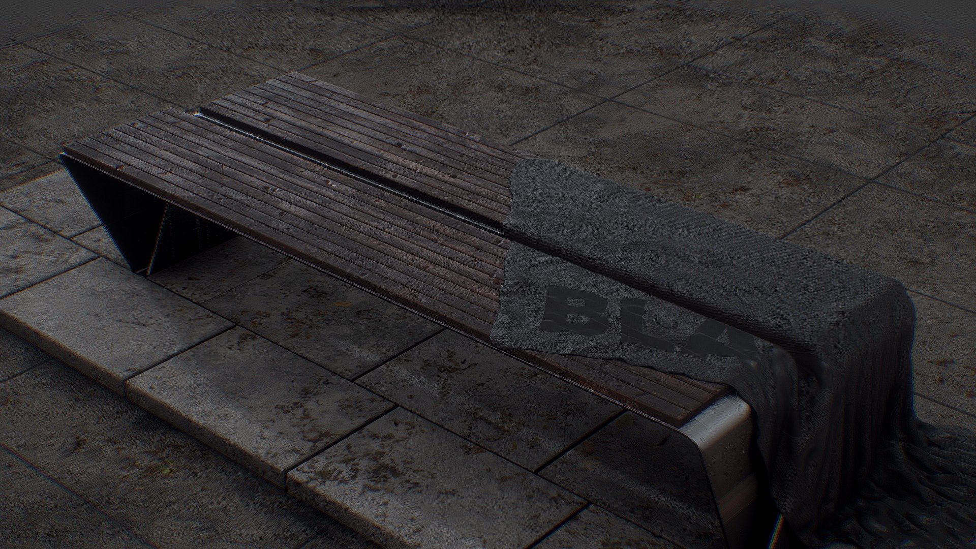 Bench - Download Free 3D model by re1monsen [9433b28] - Sketchfab