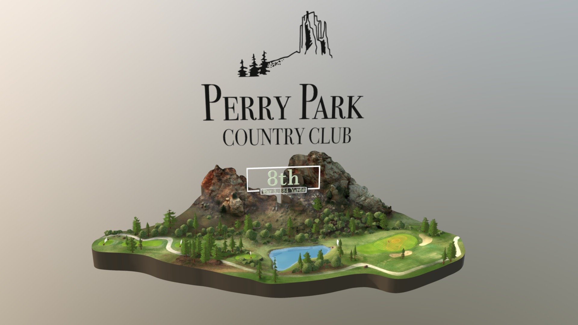 Perry Park Country Club Hole 8 - 3D model by par3Dmedia [9434cd3 ...