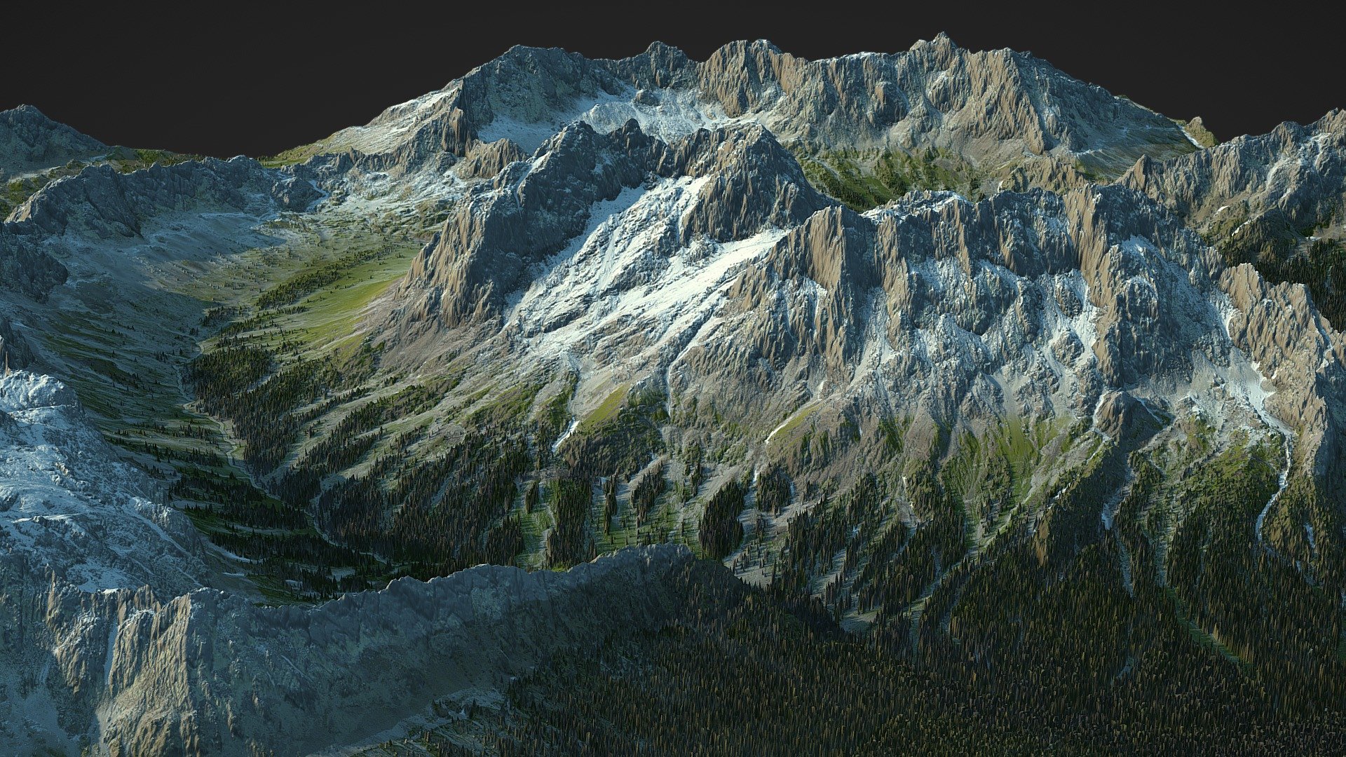 Italian Alps v2 - 3D model by gamewarming [9435483] - Sketchfab
