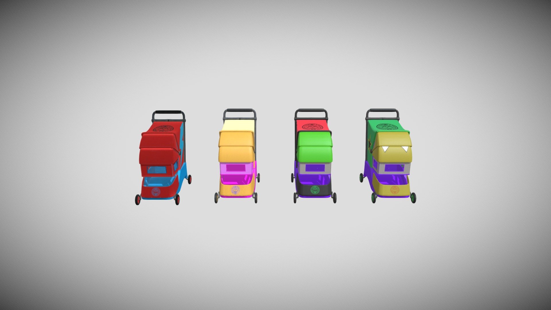 Security Breach Strollers - Download Free 3D model by Delektrir ...