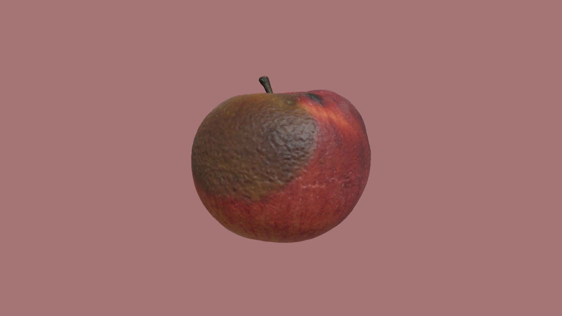 [photogrammetry] AR ready rotten apple - Download Free 3D model by ...