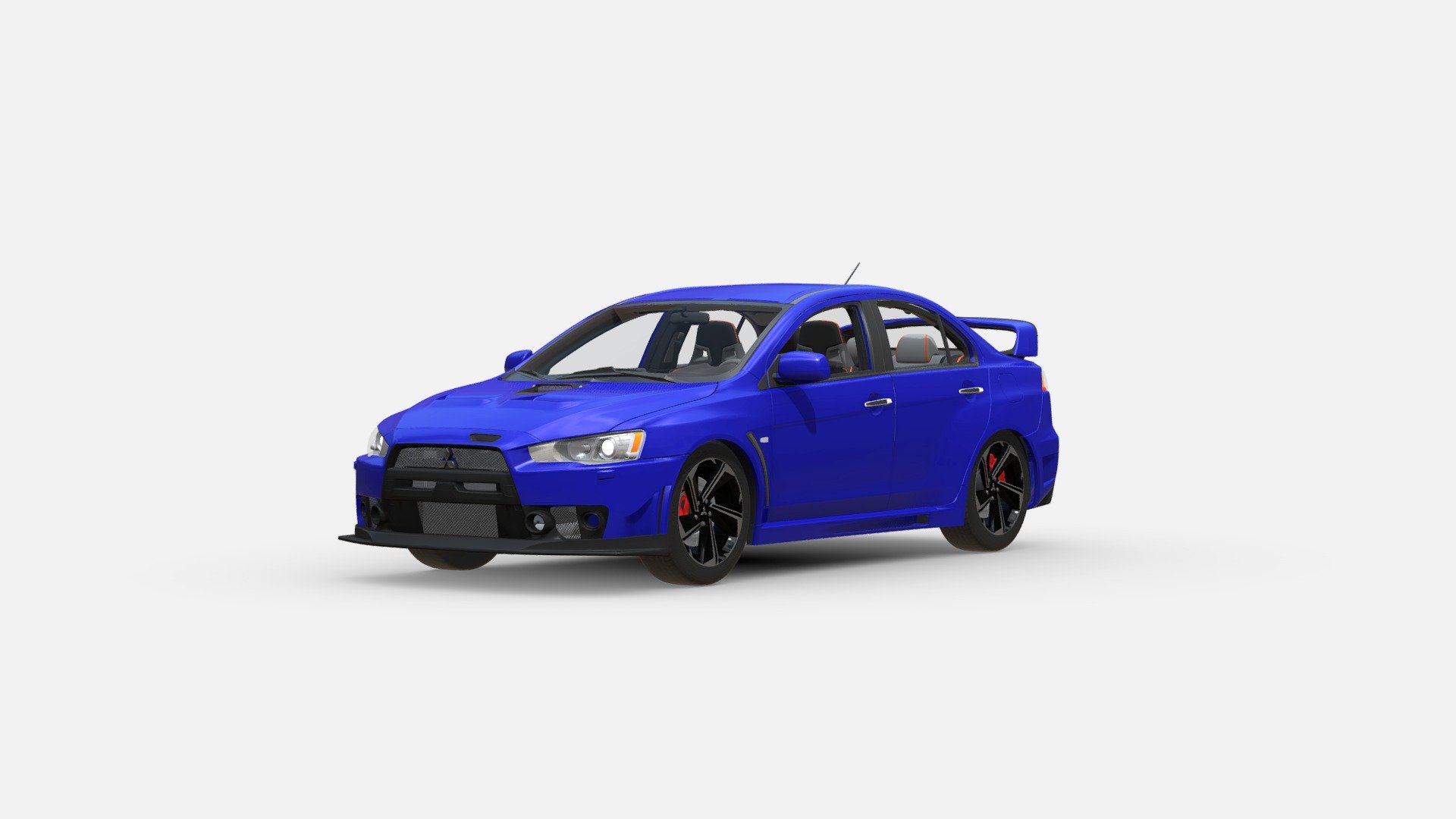 3d model Mitsubishi Lancer Evo - Buy Royalty Free 3D model by zizian ...