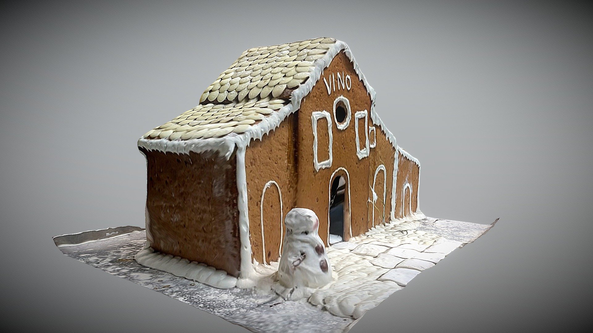 Gingerbread House 5 - 3D model by TSACS [94393db] - Sketchfab