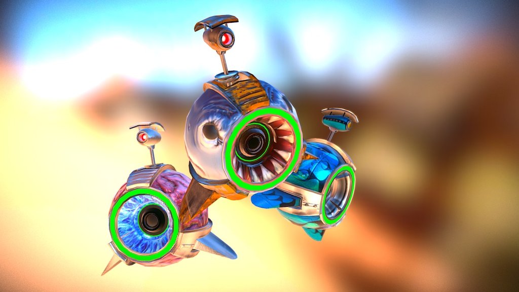 GeoBots - 3D model by Cullen Morris (@tcullenmorris) [943980c] - Sketchfab