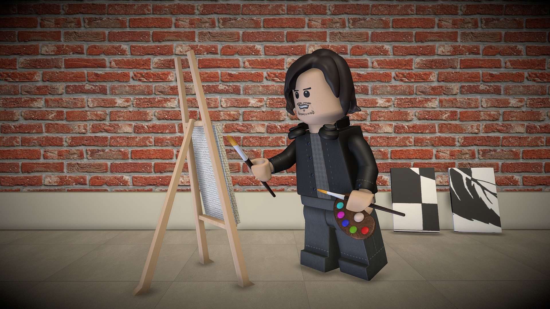 Me_As_Lego - 3D model by mohammad_sahil [943ab58] - Sketchfab