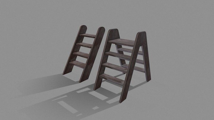 Stepladder 3D models - Sketchfab