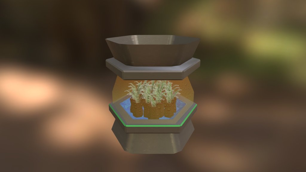 Hydroponic - 3D model by Erik Capistran (@erikcapistran) [943e737 ...