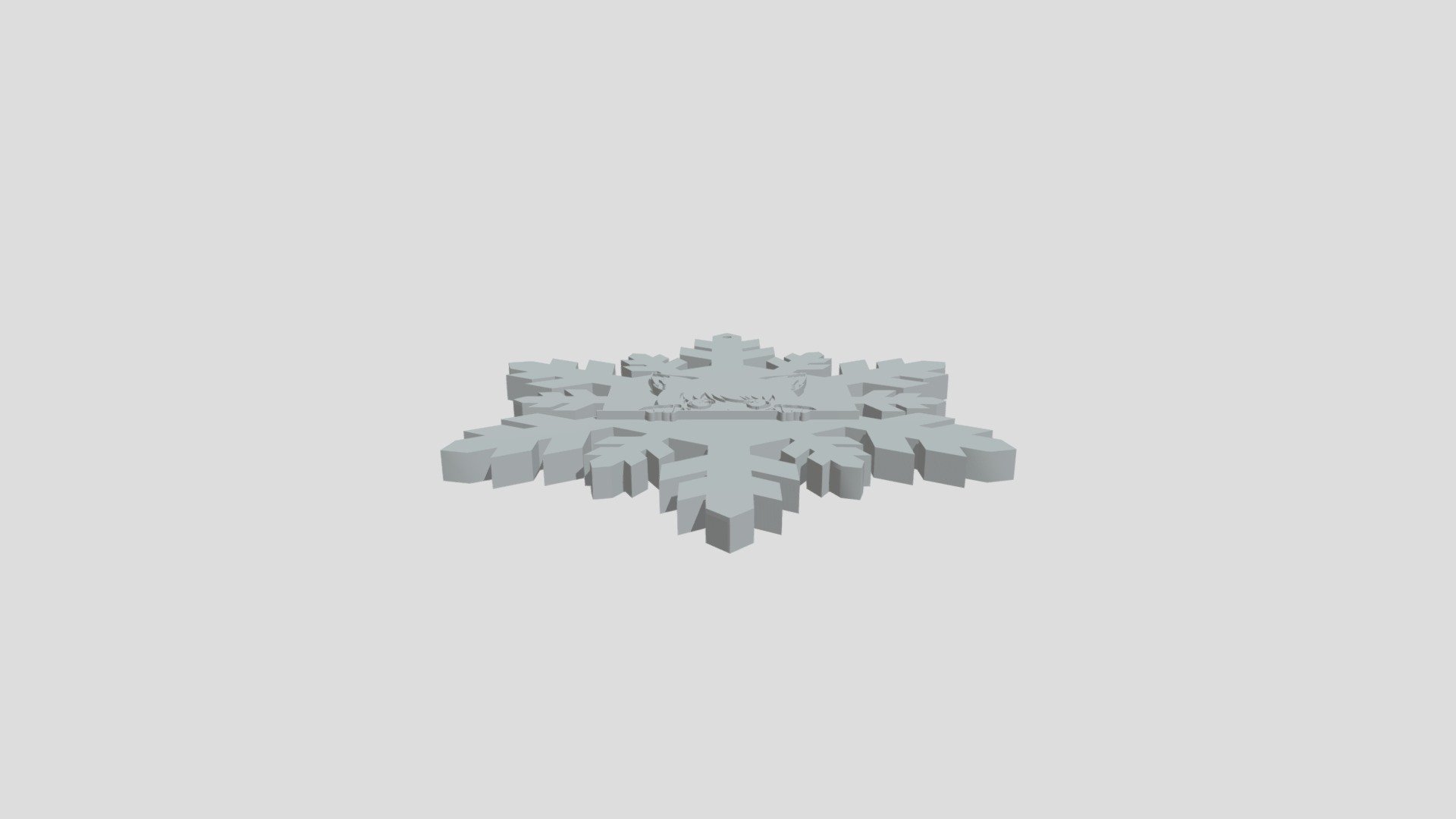 Snowflake Anime Girl - 3D model by Busaru [943e799] - Sketchfab