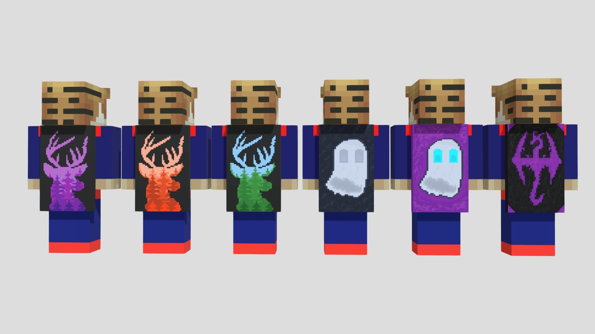 PixelArt Capes - 3D model by tigre96tbf [943ea12] - Sketchfab
