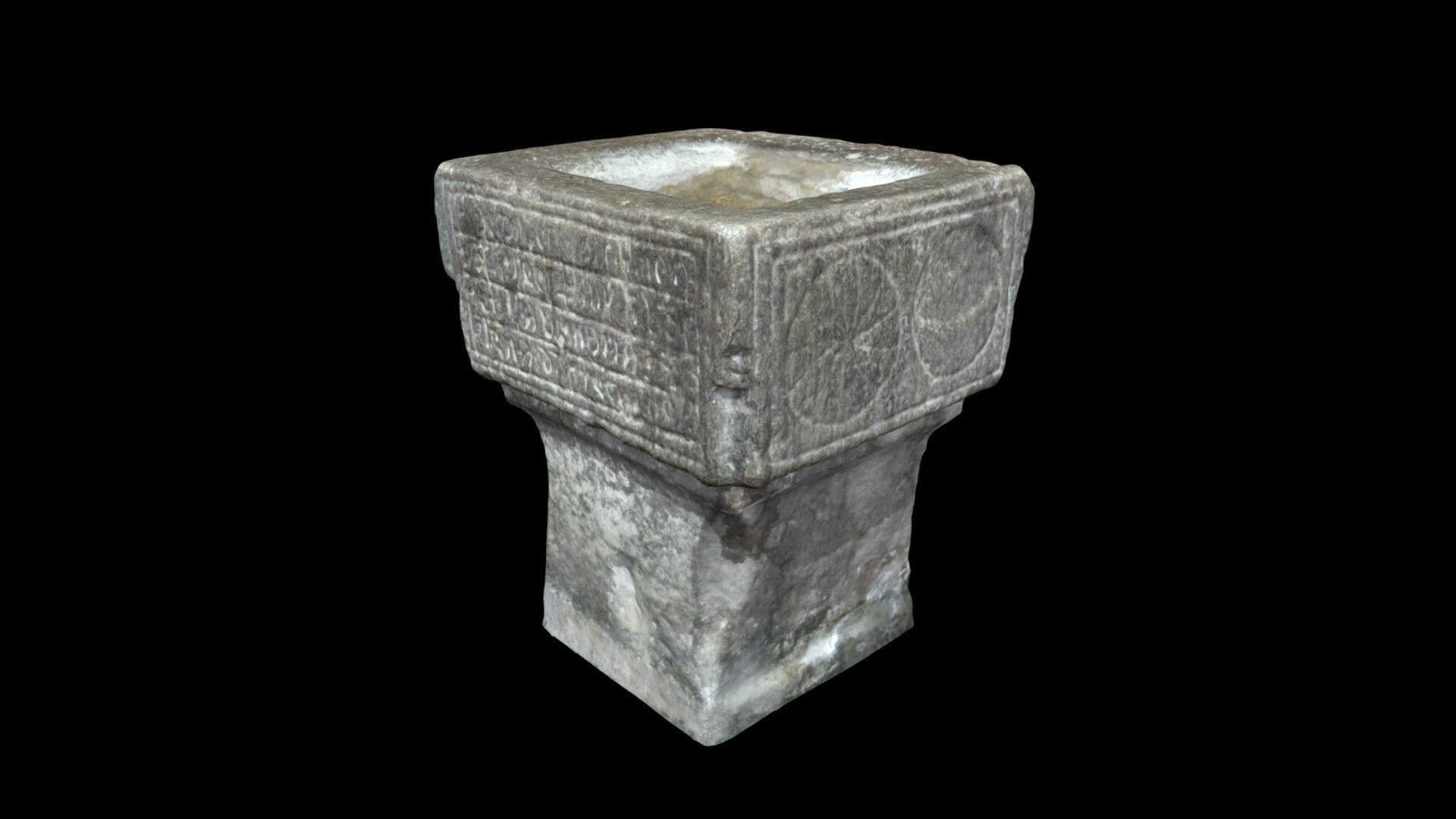 Stoup from the Priory of Montverdun - Download Free 3D model by Théo ...