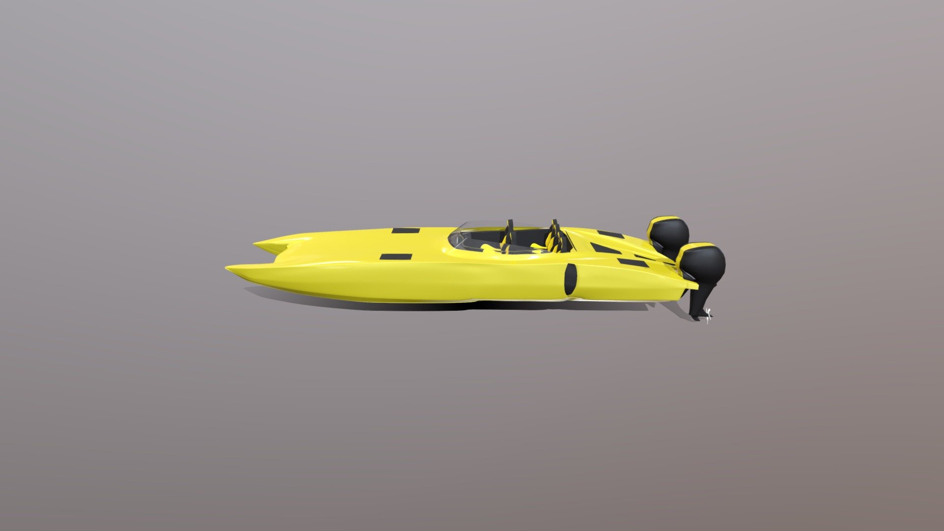 speed boat - 3D model by ashlin18 [9441d30] - Sketchfab