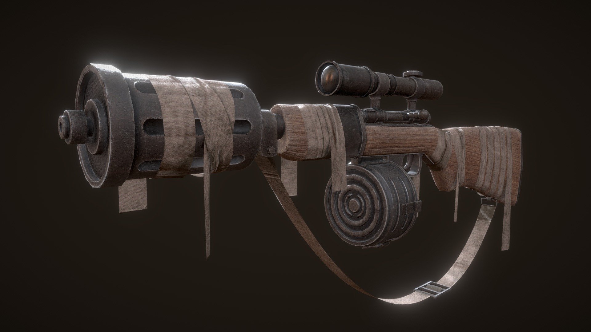 Rust like Rifle - 3D model by ahmedscc [9442785] - Sketchfab
