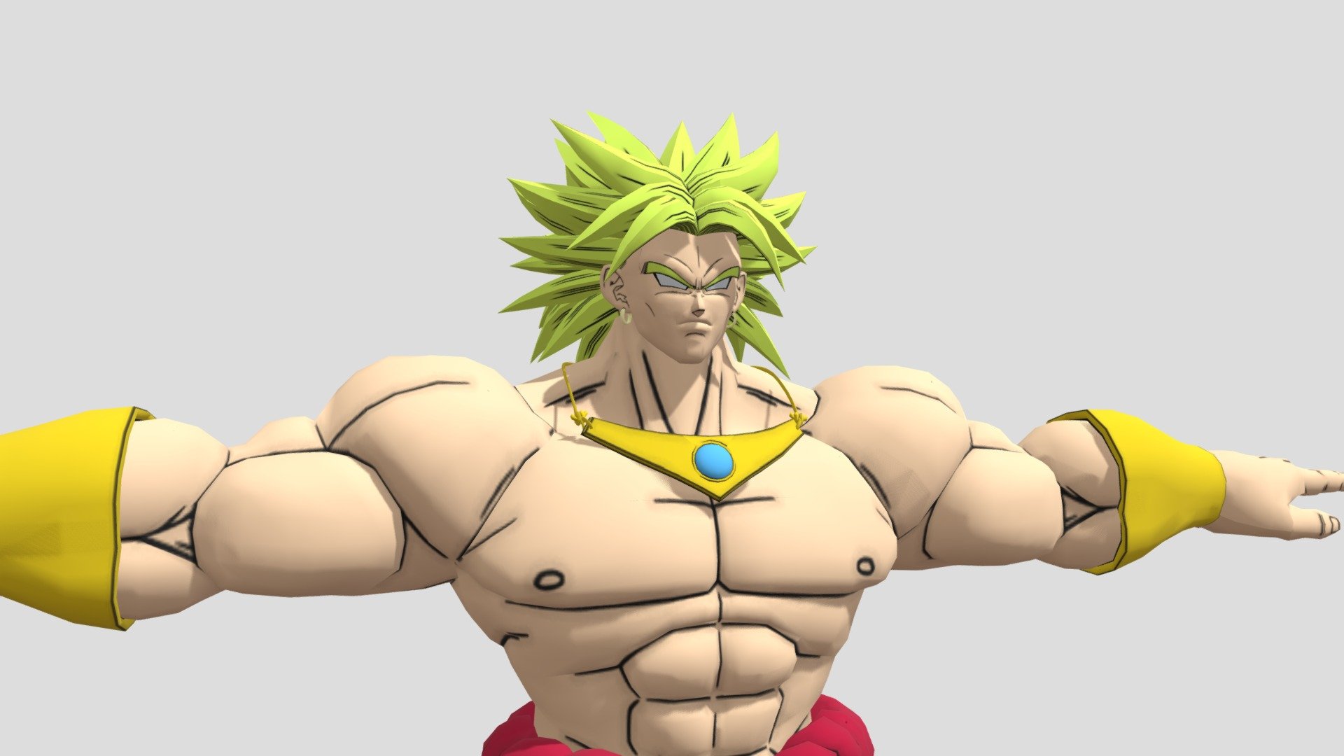 Broly_Legendary_Super_Saiyan_Dbxv2 - Download Free 3D model by ...