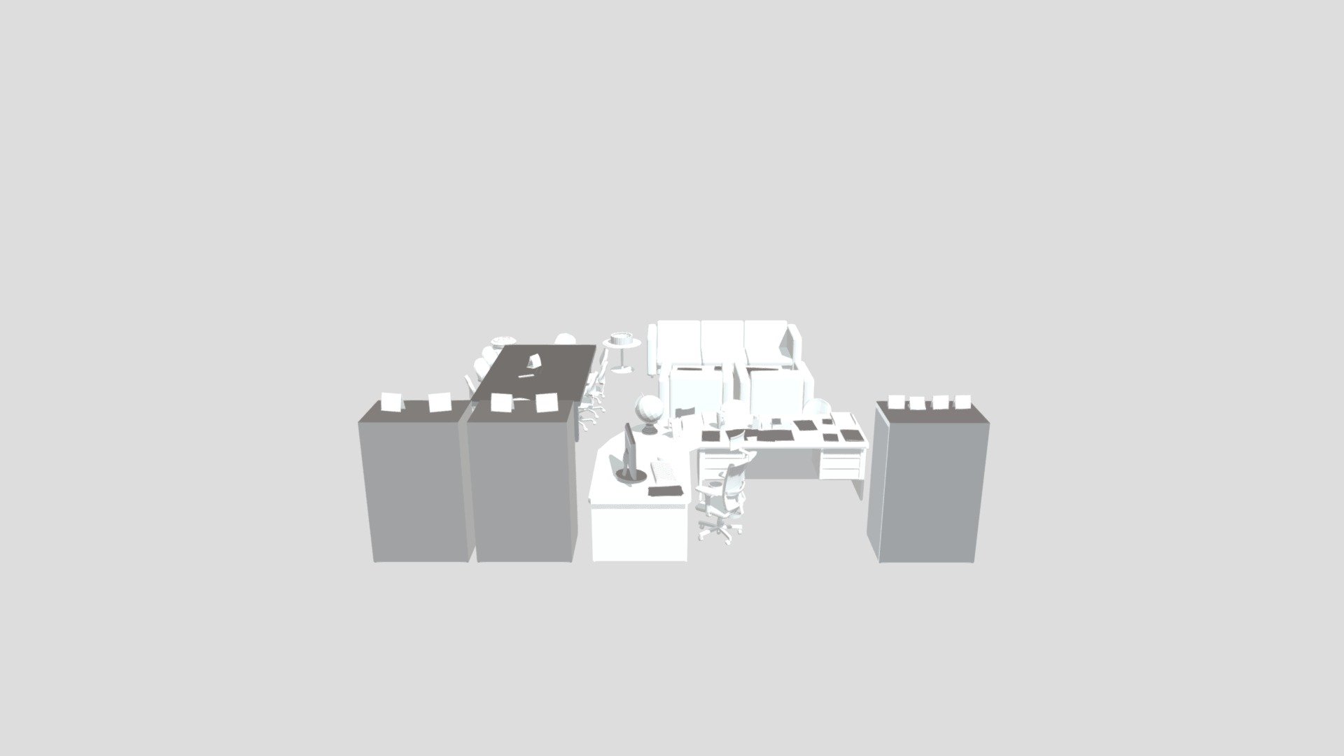 College vice-principal room - 3D model by LuciMito (@lmc_draws ...