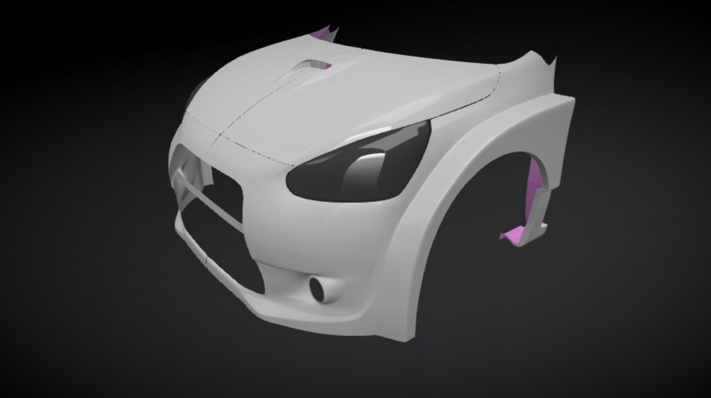 Front - 3D model by LOWpolyMartin (@mmoris) [94473a9] - Sketchfab