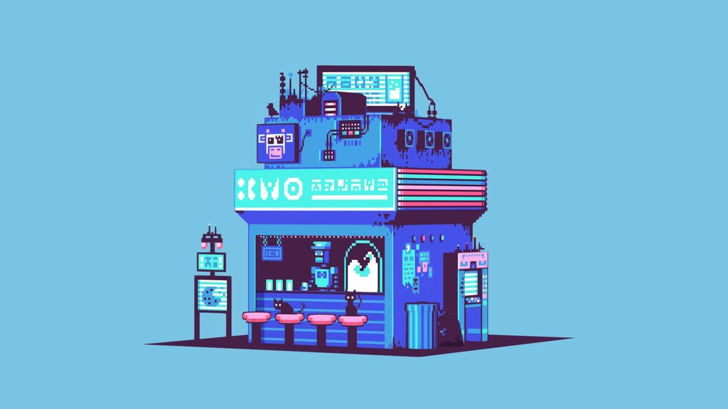 Low poly & pixel art texture - A 3D model collection by NotDead ...