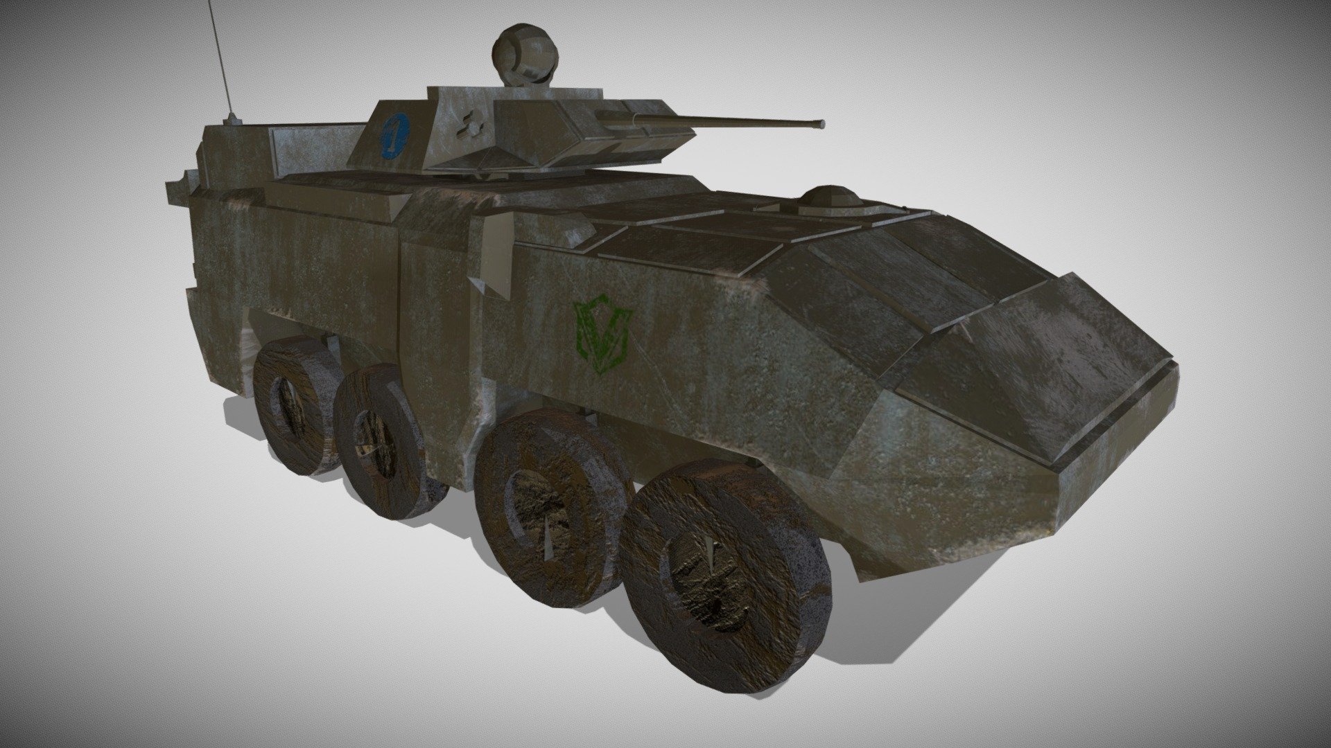 APC (Low poly, Animated) - Download Free 3D model by Slayver [944850f ...
