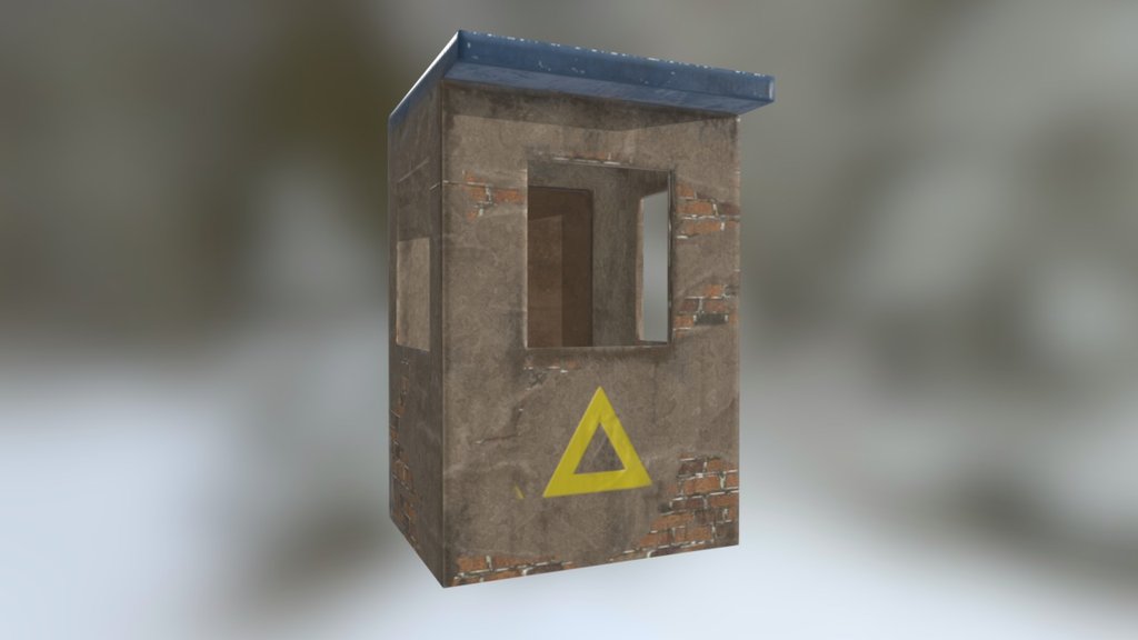 Checkpoint Hut - 3D model by tylerlherring [94486b4] - Sketchfab