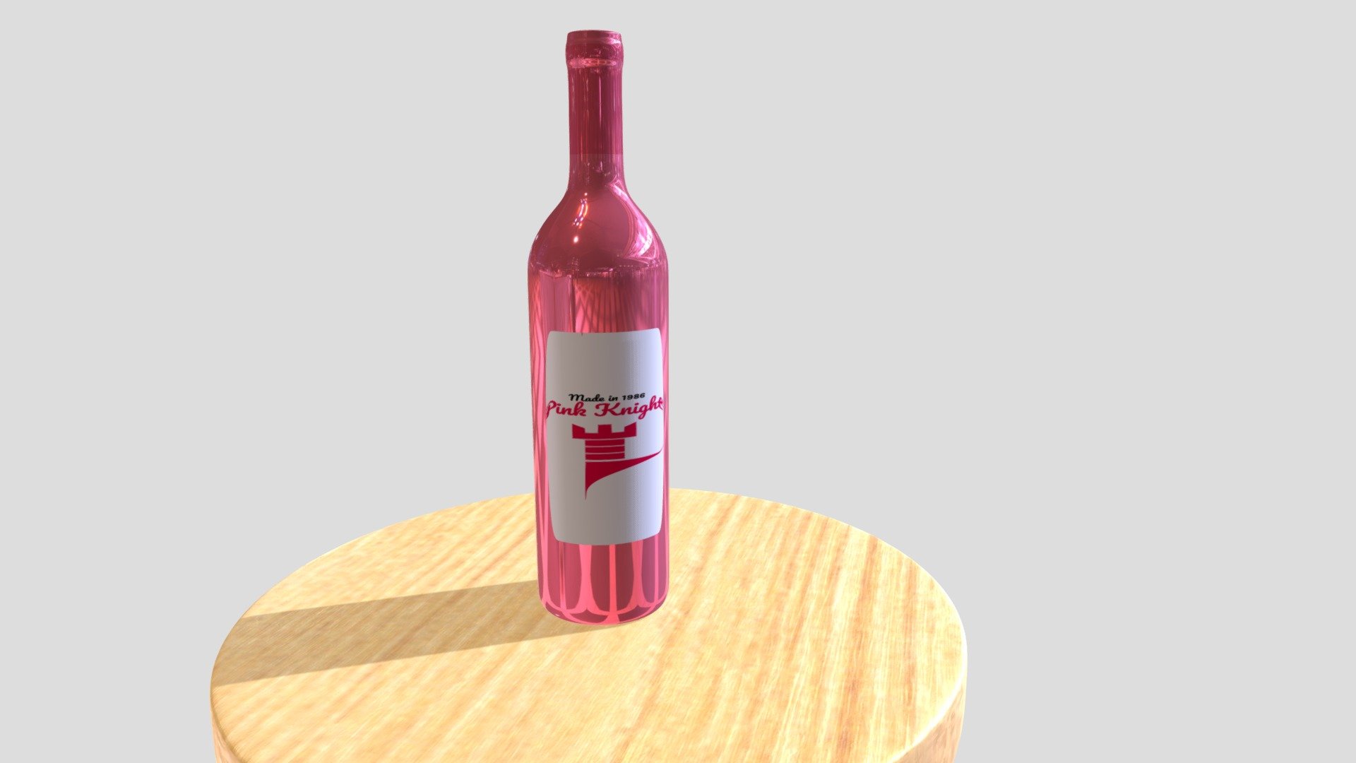Botella rosada - Download Free 3D model by PeterSquiroz3Ds [9449aa6 ...