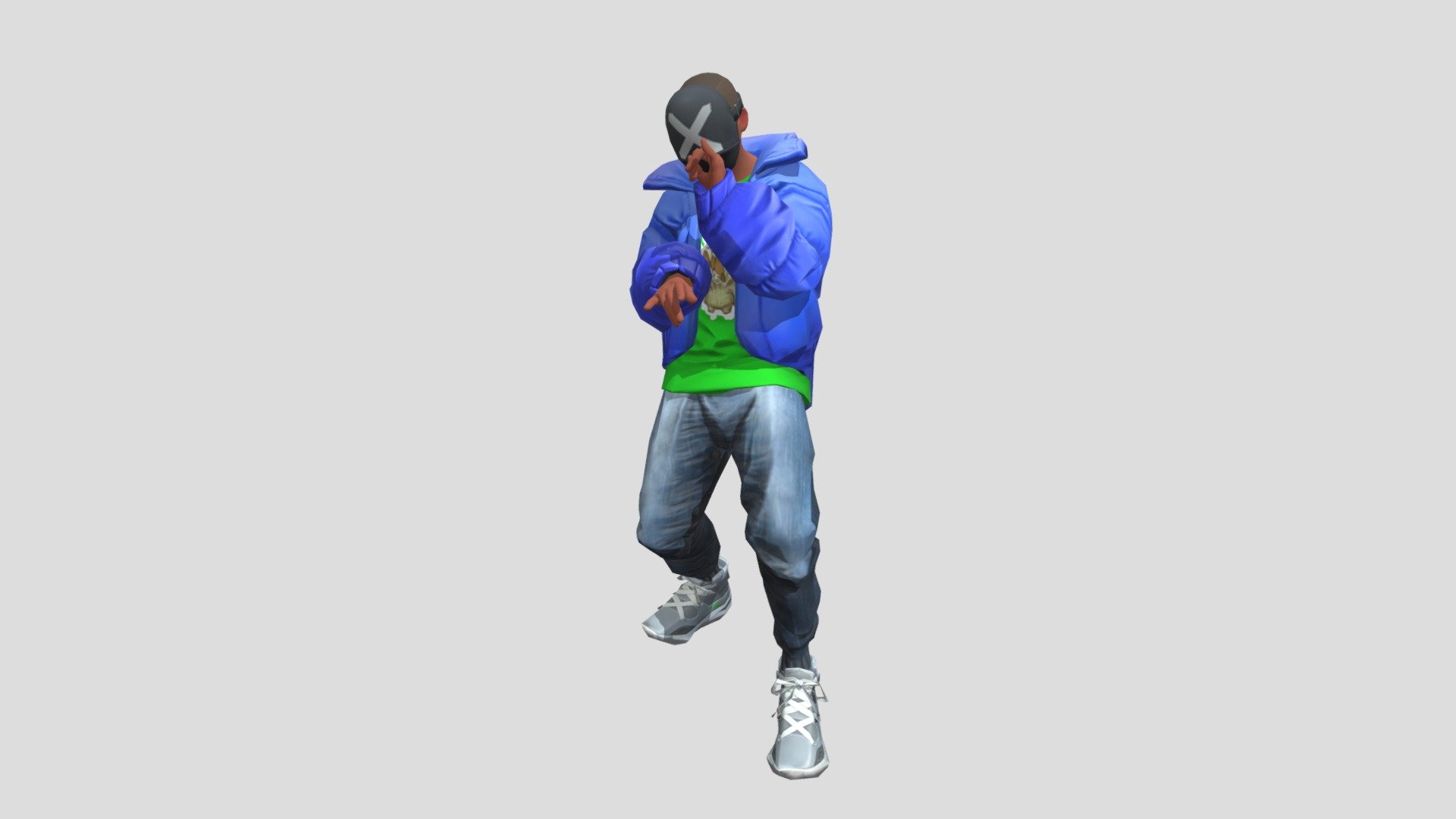 Rapping - 3D model by 22blockverse (@22blockmedia) [944e9d0] - Sketchfab