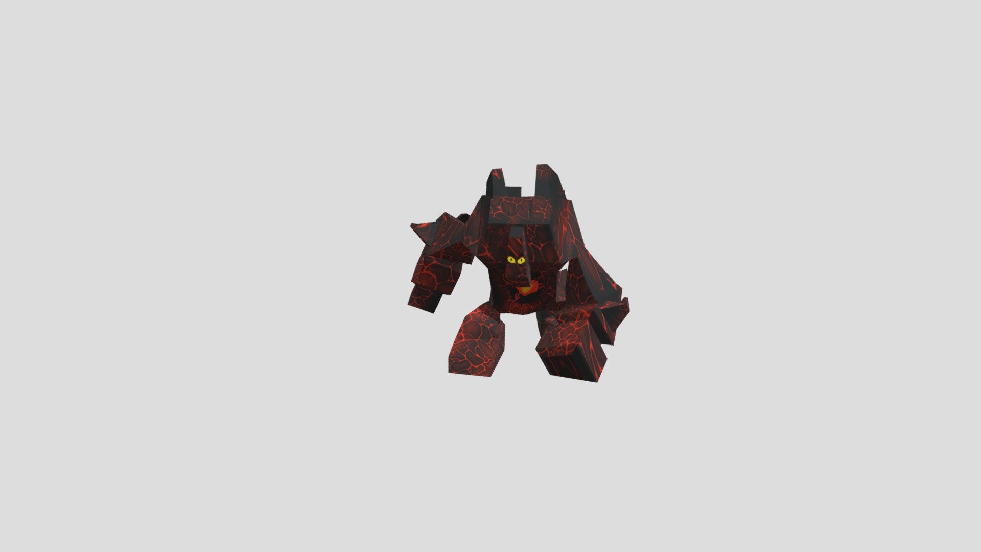 Helluva Boss Lava Monster brute@Mutant Walking - 3D model by t.flores ...