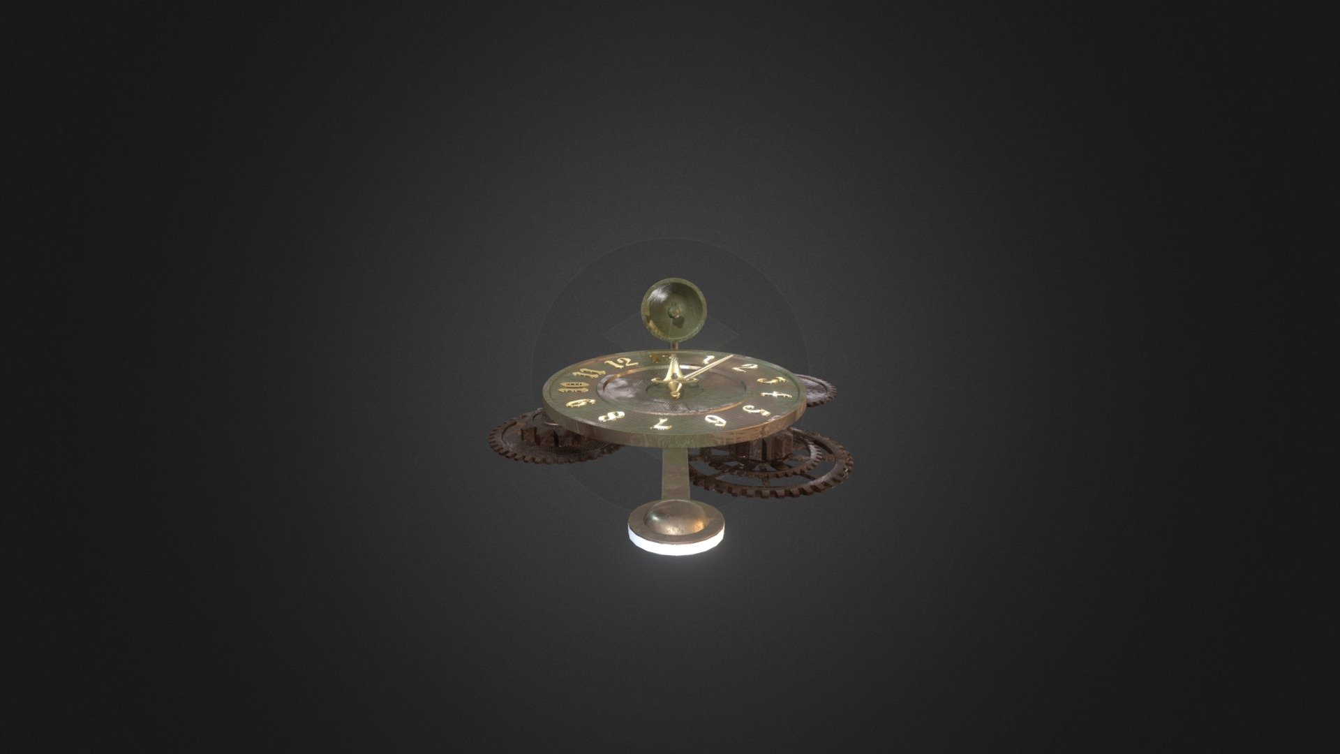 Thirteen hour clock - 3D model by ron.rojo [944f038] - Sketchfab