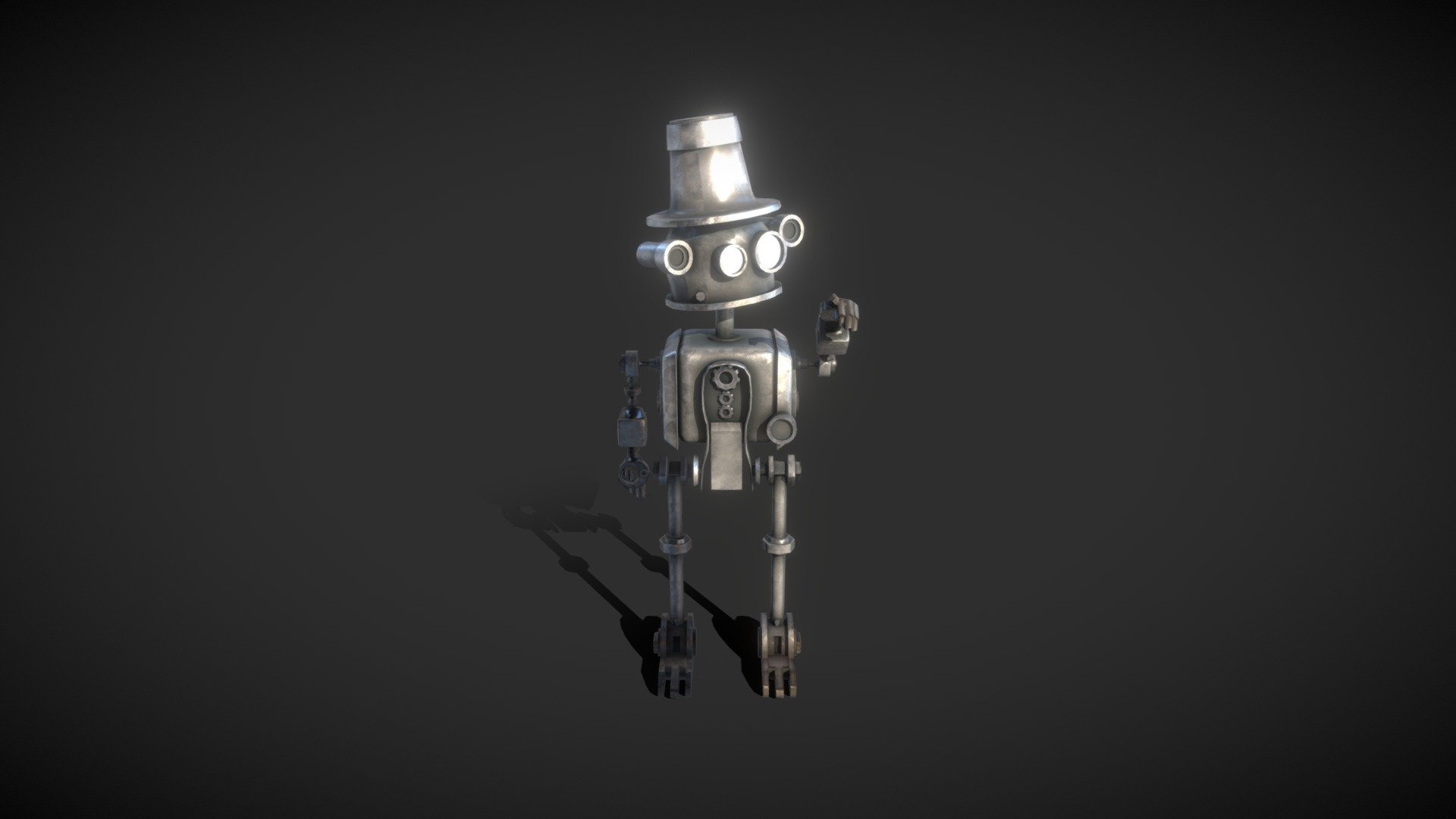 Robot_Animation_Test - 3D model by armedanimator11 [9450764] - Sketchfab