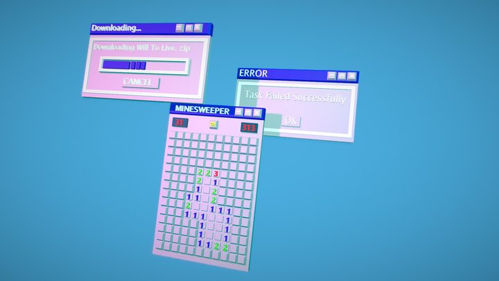 Windows95 3D models - Sketchfab