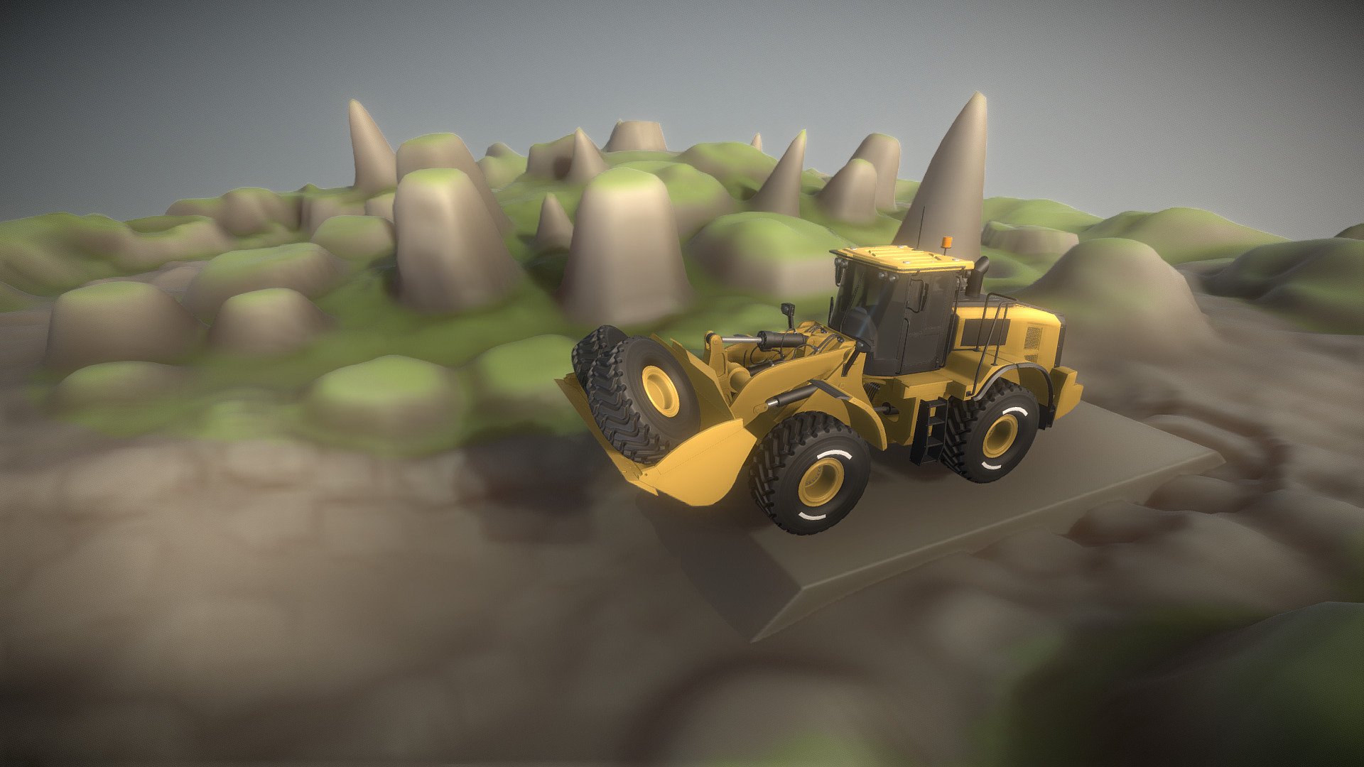 Wheel Loader - Test Drive 2 - 3D model by VIS-All-3D (@VIS-All ...