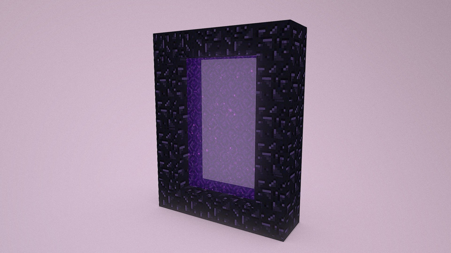 Minecraft Nether portal - 3D model by Alisha (@AlishaBegum) [94516be ...