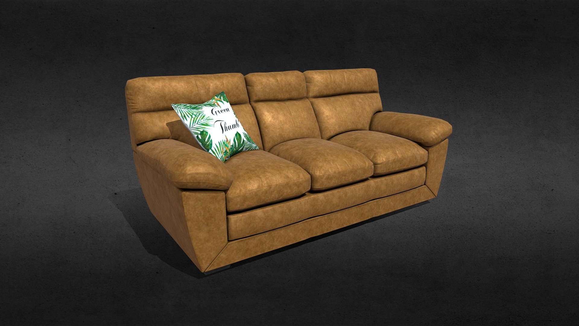 Leather Sofa - Buy Royalty Free 3D model by Banendu (@bsmeher1986 ...
