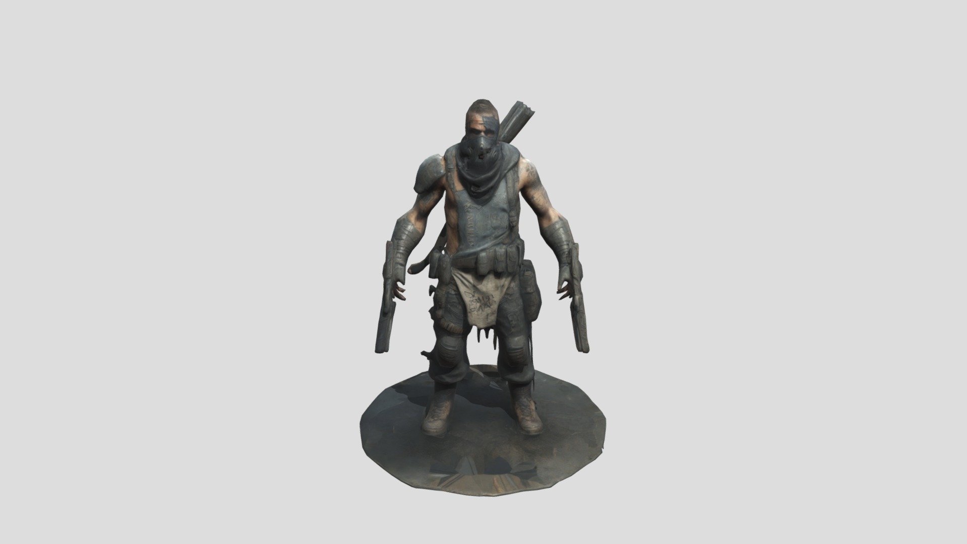 Design a gritty post-apocalyptic survivor - 3D model by ...
